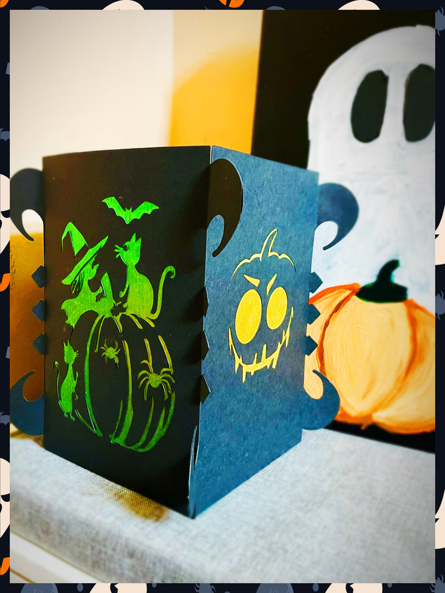 Plotterdatei Halloween Laterne - lustige Halloween Deko basteln – Sunny ...