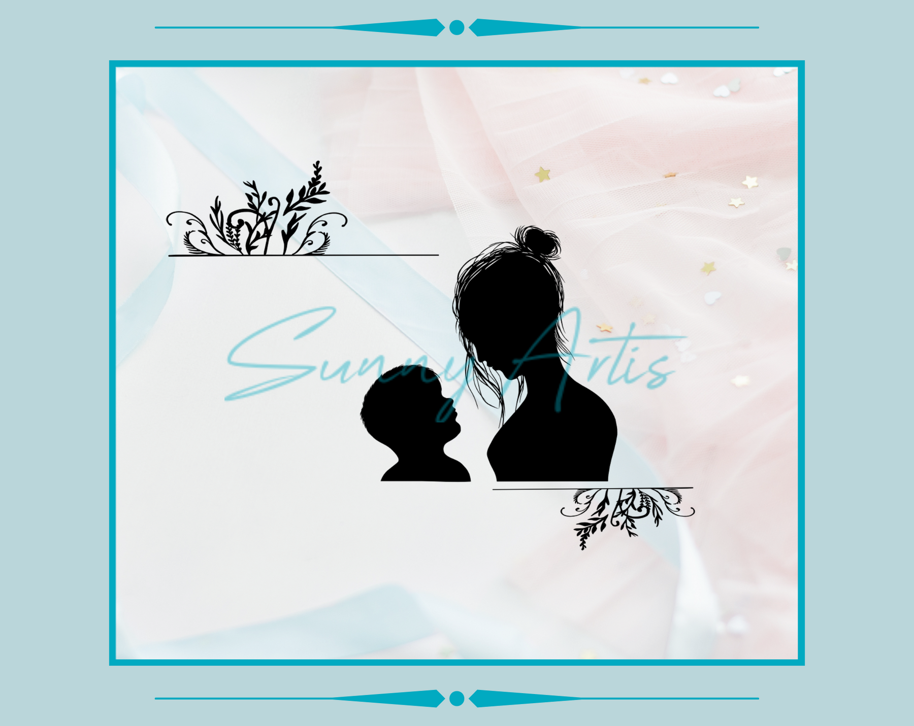 Mutter und Kind – Plotterdatei SVG – Sunny Artis